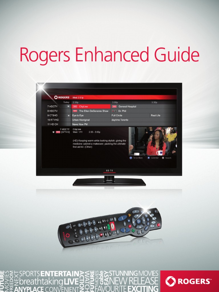 Rogers Enhanced Guide | PDF | Digital Video Recorder | High Definition ...