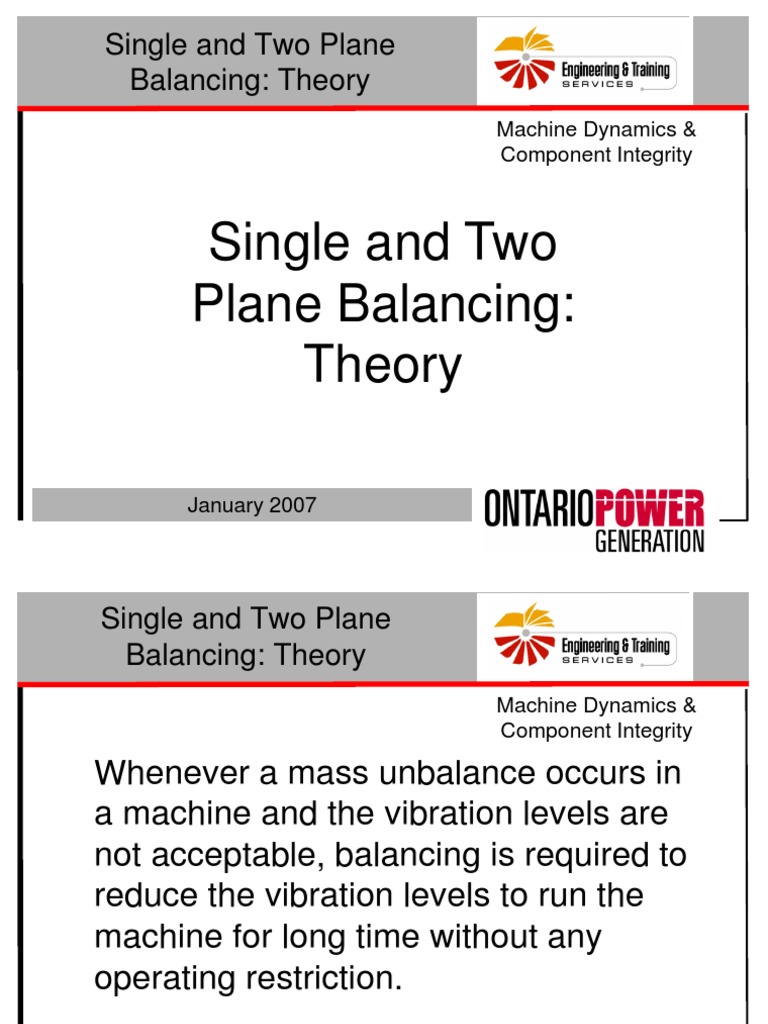 Balancing Theory | PDF | Rotation Around A Fixed Axis | Rotation
