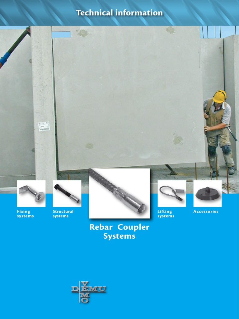 DEMU 4010 Rebar Coupler System DEMU | PDF | Galvanization | Screw