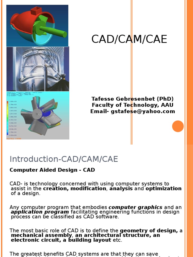 CAD/CAM: An Introduction Guide | PDF | Computer Aided Design | Databases