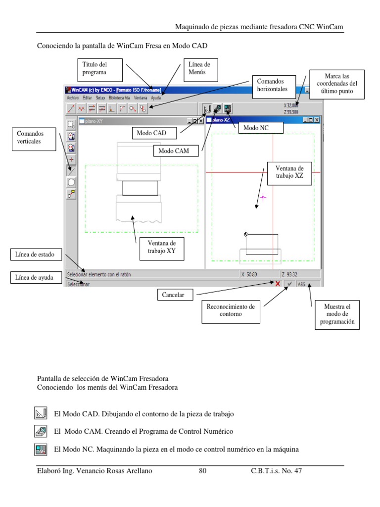 Apuntes WinCAM Fresadora | PDF | Perforar | Point and Click