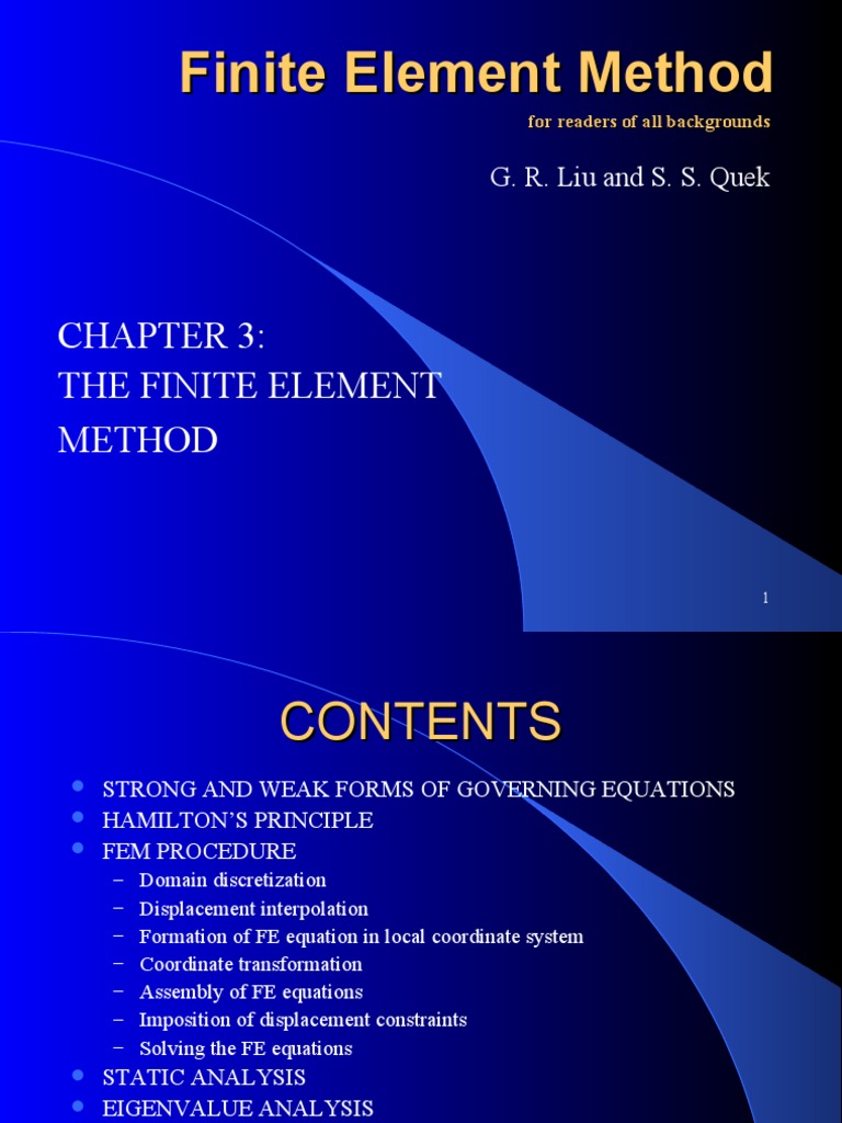 Finite Element Method | PDF