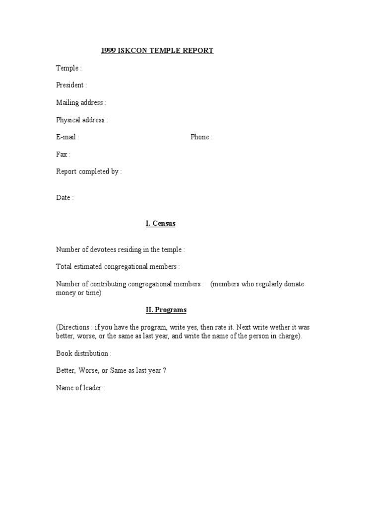 Temple Report | Download Free PDF | Business