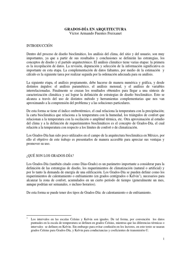 Grados Dia | PDF | Celsius | Clima