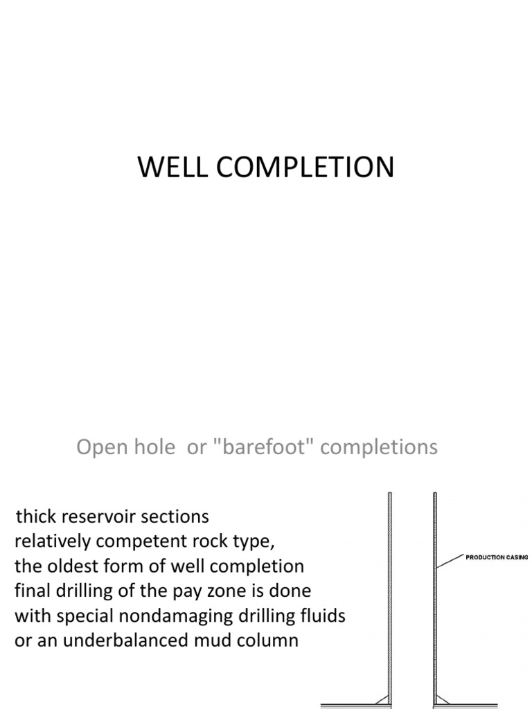 Well Completion Techniques | PDF | Casing (Borehole) | Oil Well