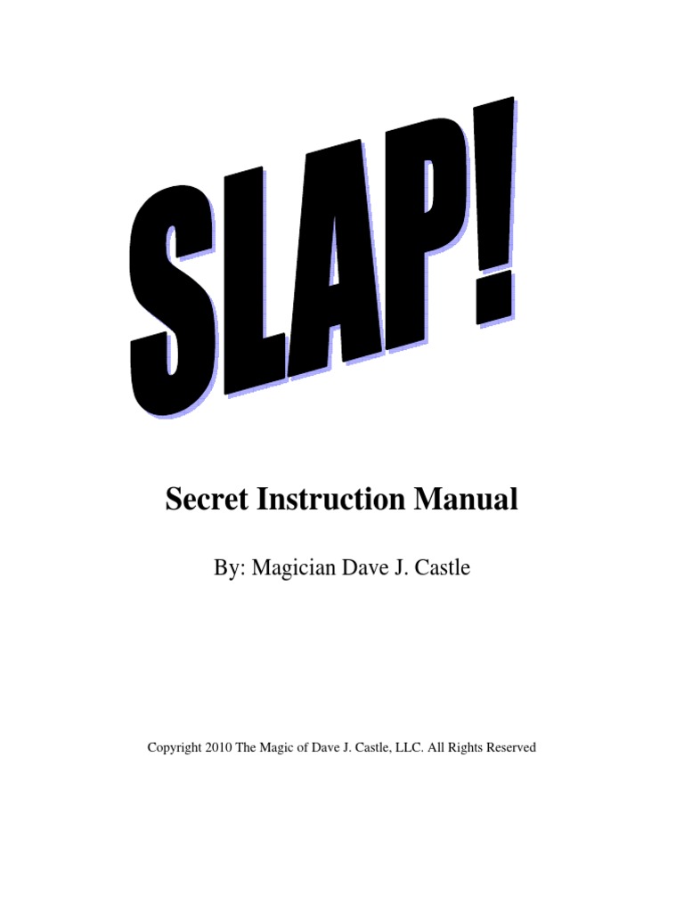 SLAP!Ebook New 2010 | PDF | Magic (Illusion) | Leisure