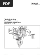 Demag Hoists Catalog | PDF | Electric Motor | Crane (Machine)