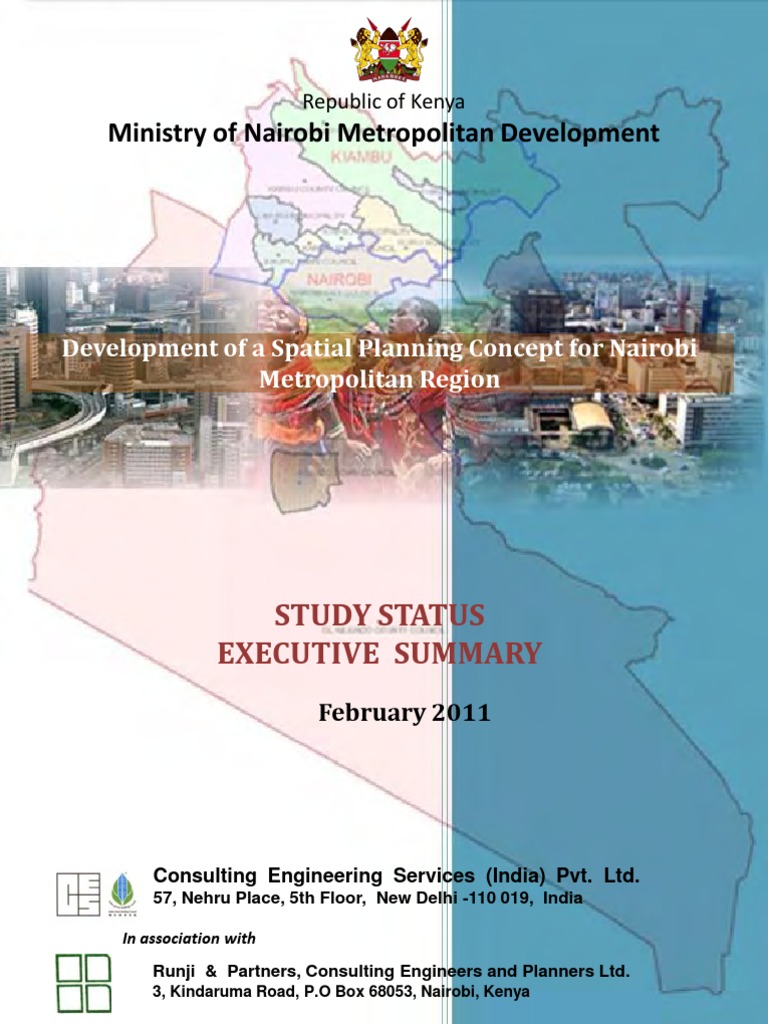 Spatial Plan Concept - Nairobi Metropolitan Development - Timothy Mahea ...