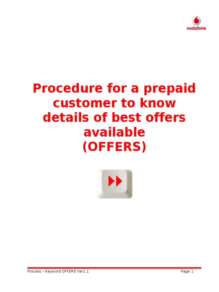 Prepaid Customer Offer Inquiry Process | PDF | Business