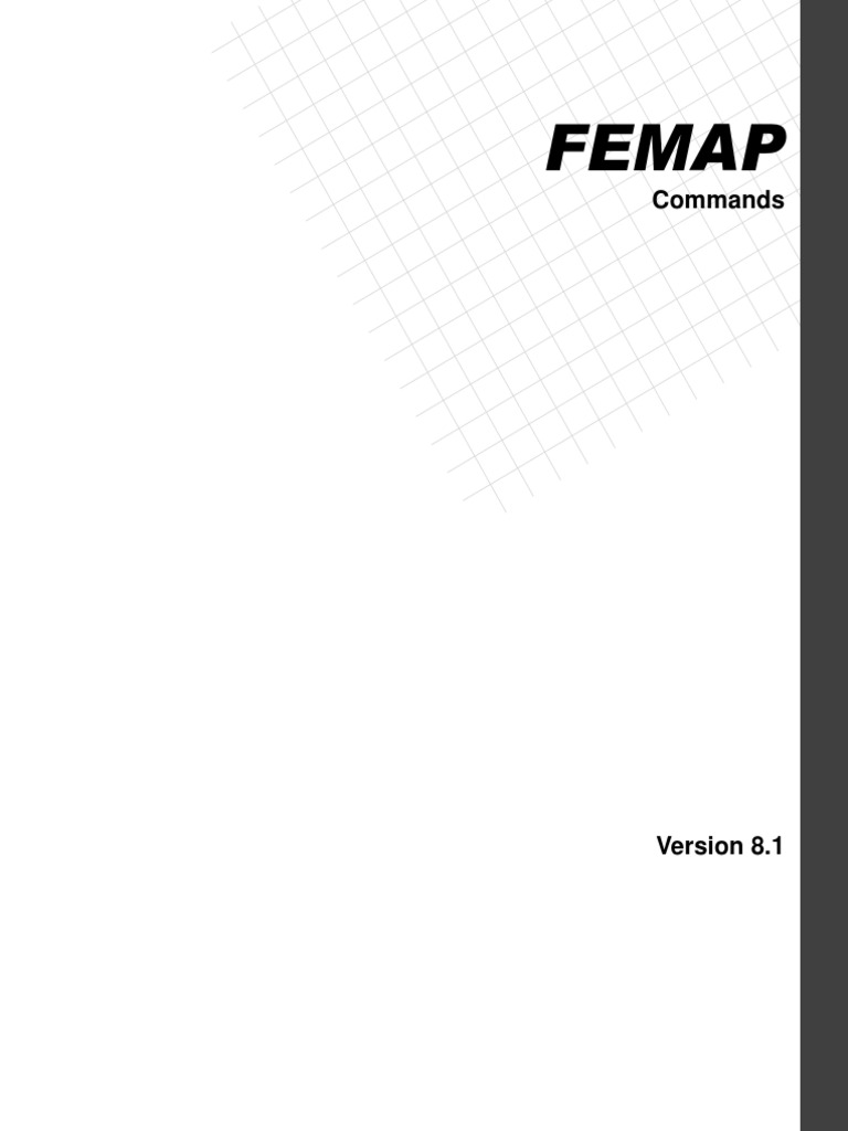 Manuale Femap | PDF | Typefaces | Command Line Interface