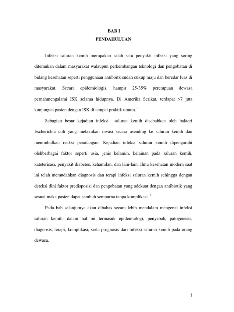 Infeksi Saluran Kemih | PDF | Pengembangan Diri | Kesehatan Holistik