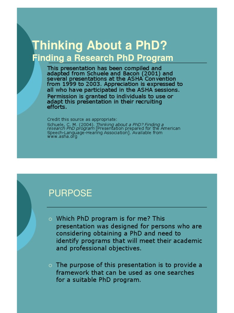 Finding PHD | PDF | Doctor Of Philosophy | Doctorate