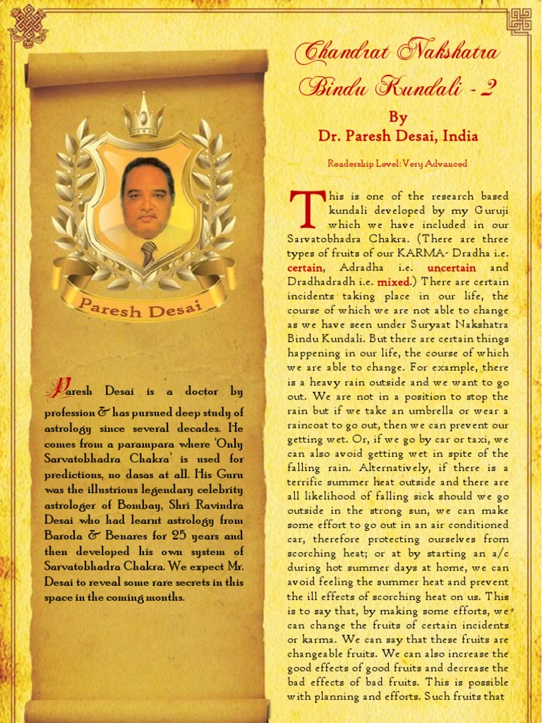 41-Chandrat Nakshatra Bindu Horoscope - 2 | PDF | Astrology | Esoteric ...