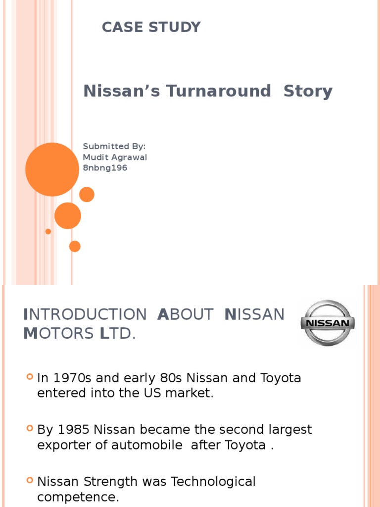 Nissan's Turnaround Story: Case Study | PDF