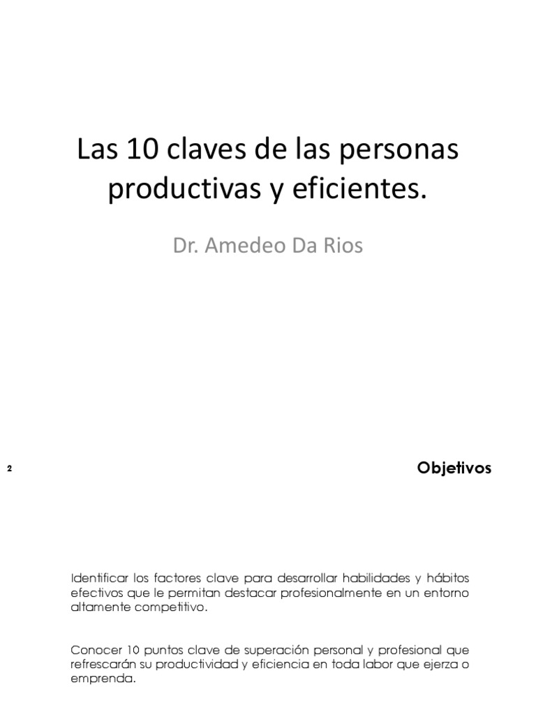 Las 10 Claves de Exito | PDF | Autoestima | Las emociones