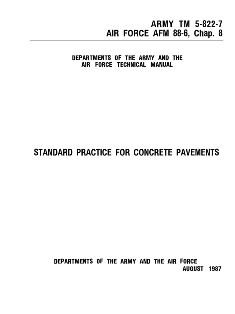 ARMY TM 5-822-7 Air Force Afm 88-6, Chap. 8 | PDF | Shale ...