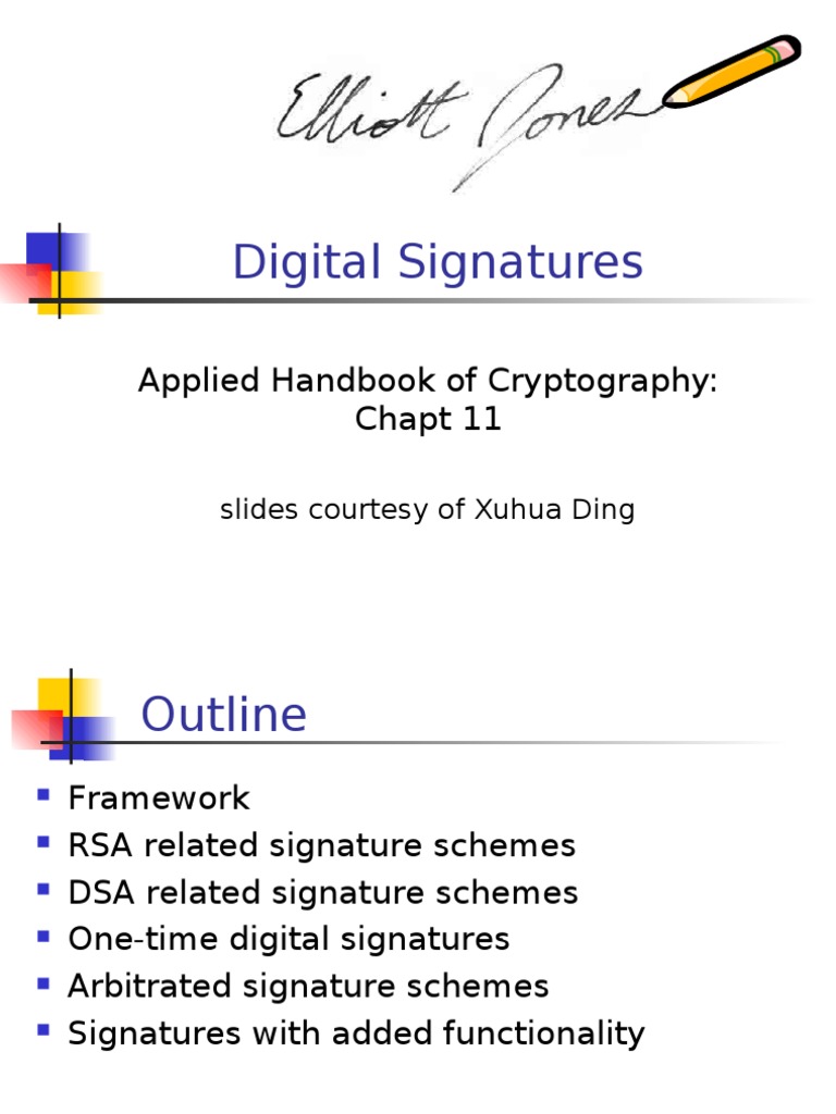 Digital Signature | Public Key Cryptography | Key (Cryptography)