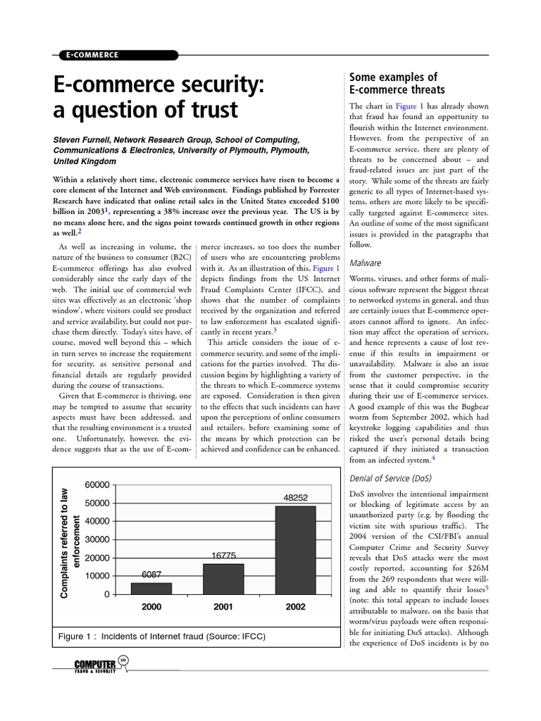 E Commerce Security | PDF | Transport Layer Security | Computer Security