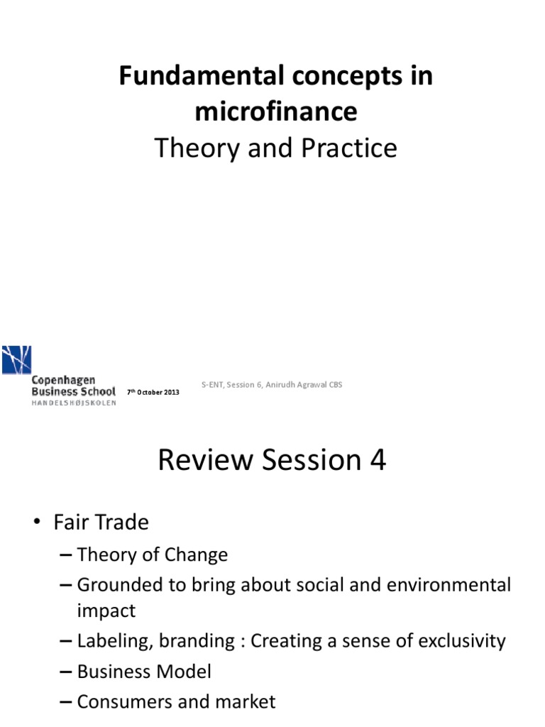 Microfinance Theory and Practice | PDF | Microfinance | Grameen Bank