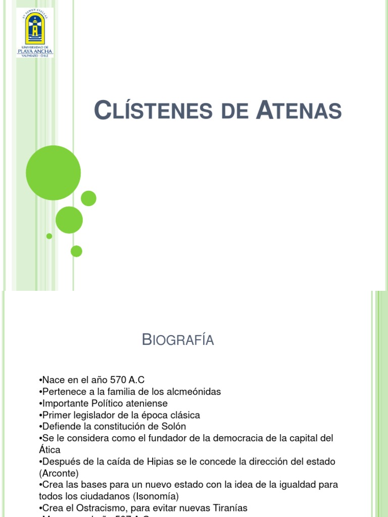 Clístenes de Atenas | PDF | Atenas clásica | Estados de la ciudad griega