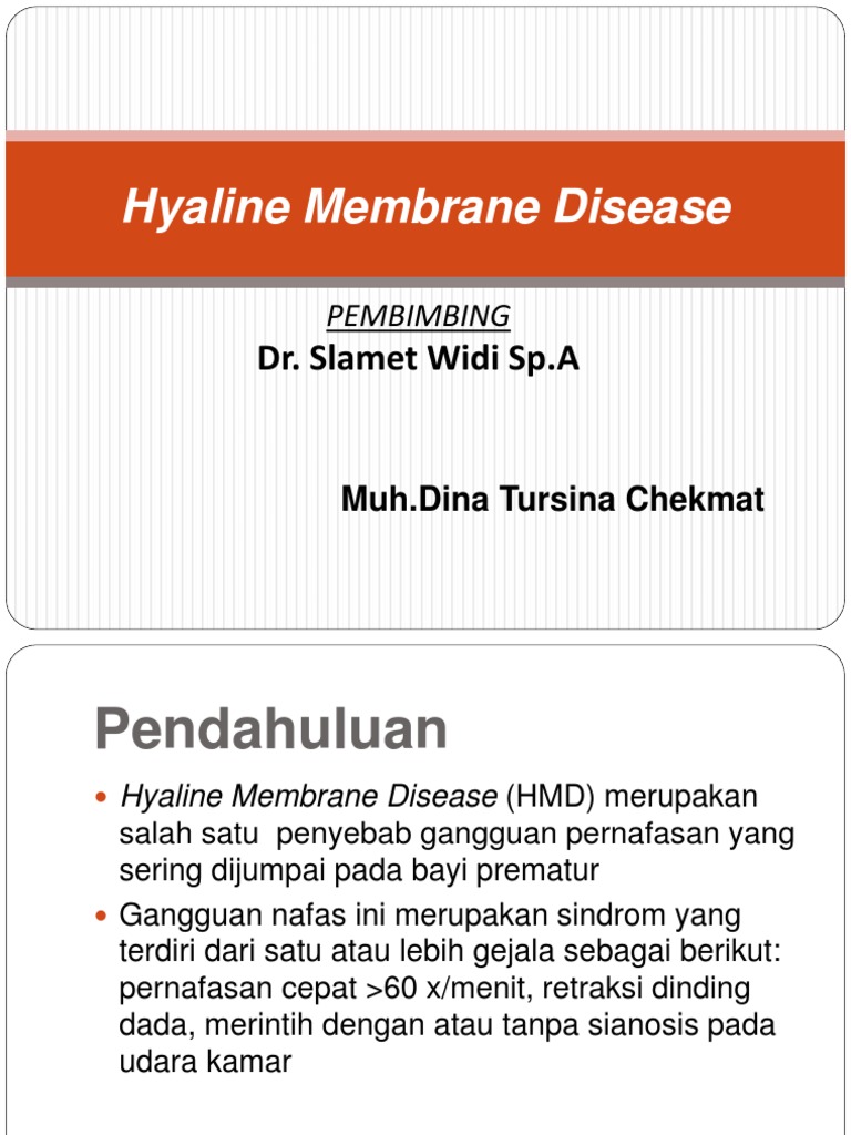 Hyaline Membrane Disease | PDF