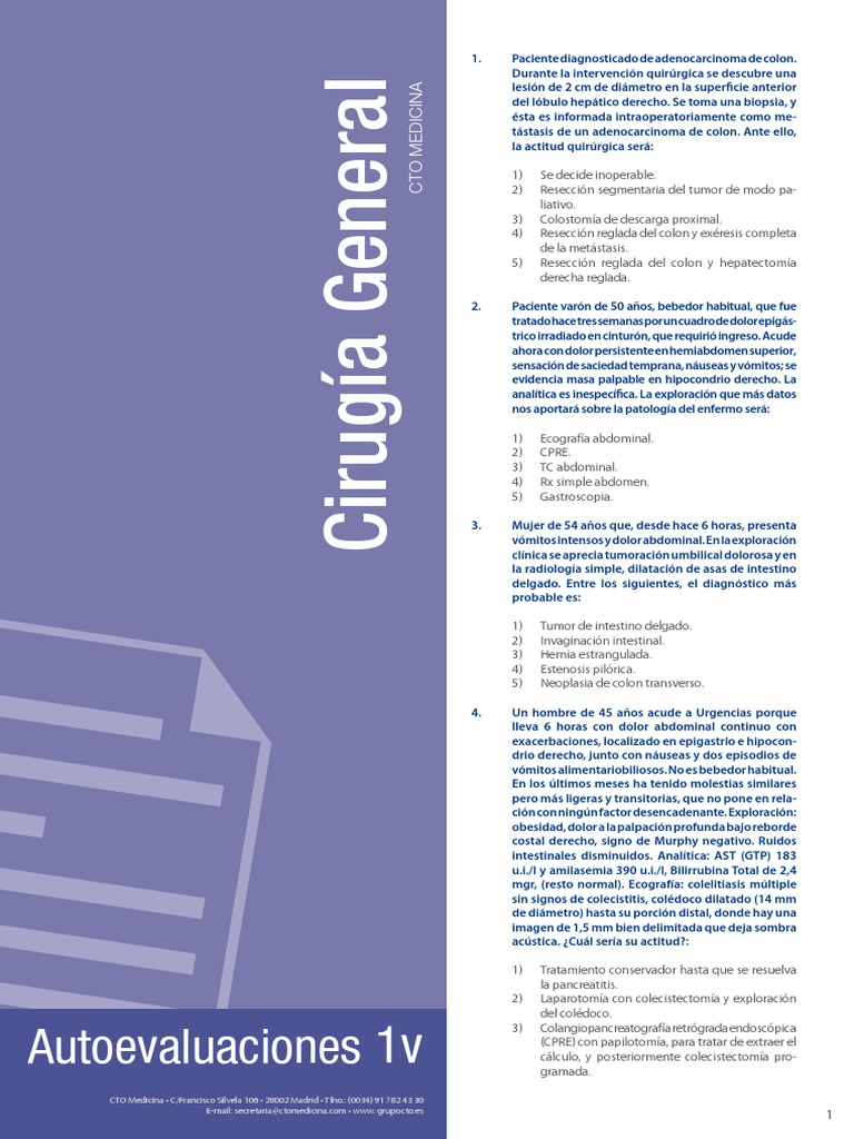 Cirugía General Pdf Cáncer Colonrectal Abdomen