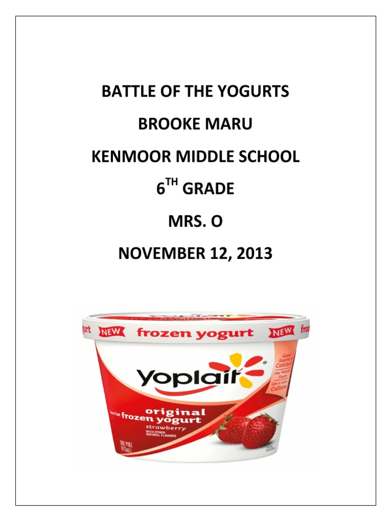 Probiotic Yogurt Health Benefits Explained | PDF | Probiotic | Yogurt