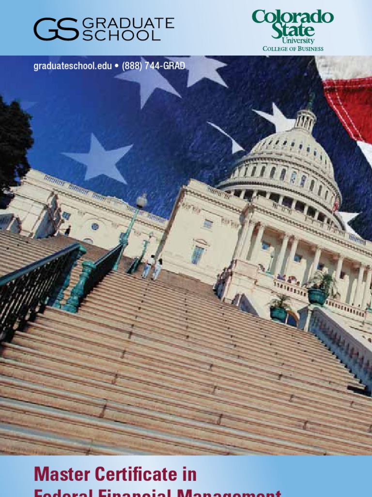 Federal Financial Management Certificate Brochure | PDF | Master Of ...