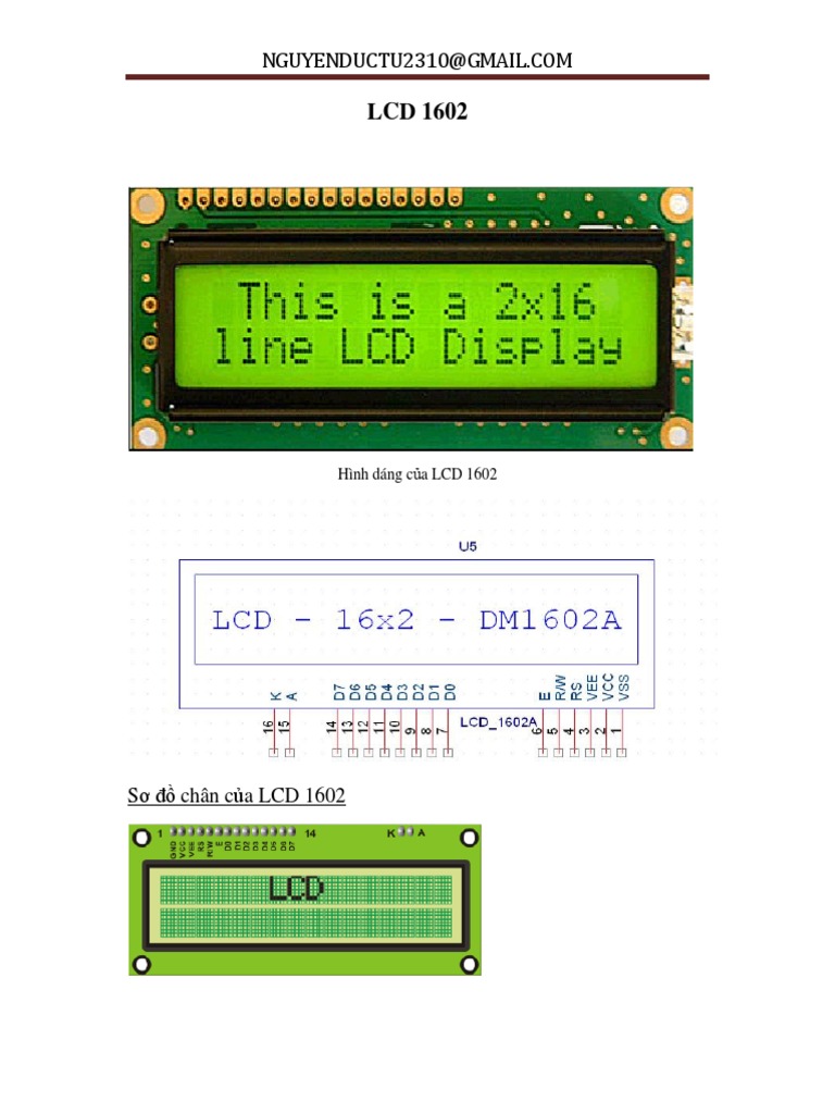 LCD 1602 | PDF