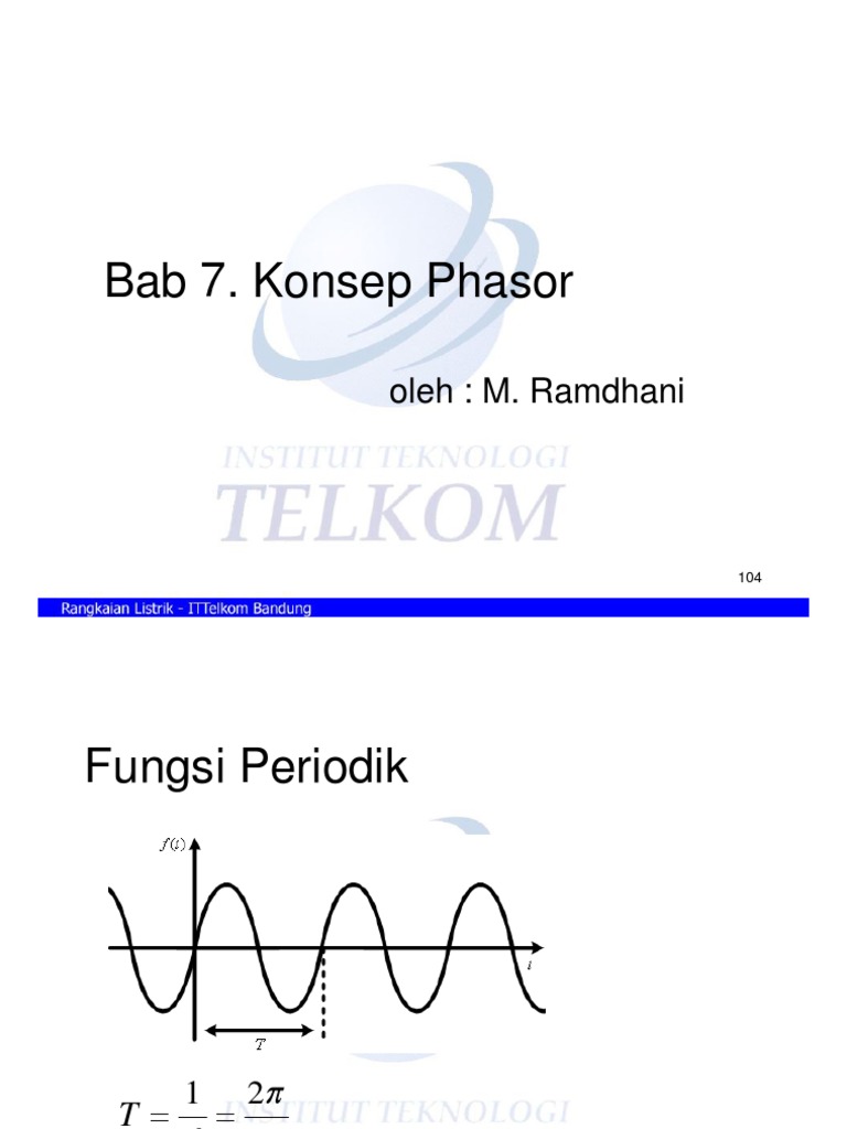 Konsep Dasar Phasor dan Impedansi | PDF | Metode & Bahan Ajar | Sains & Matematika