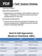 Chapter 4 - Hard Systems Methodology Vs Soft System Methodology | PDF ...