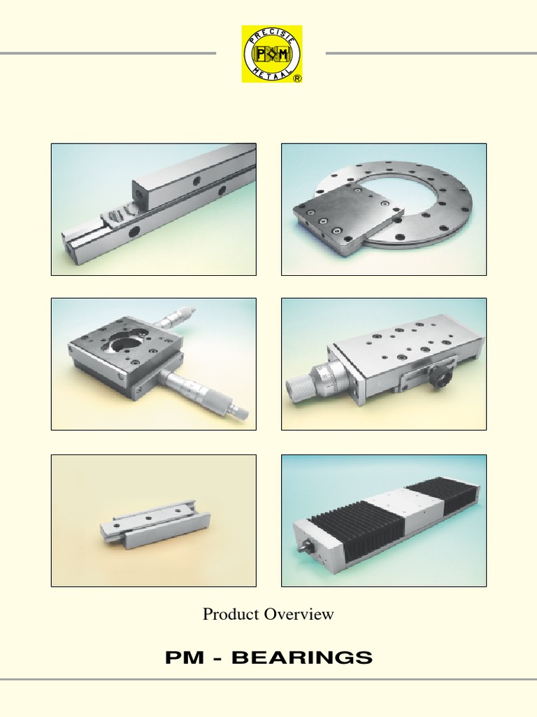 PM - Bearings: Product Overview | PDF | Bearing (Mechanical ...