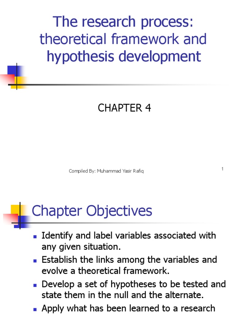 The Research Process: Theoretical Framework and Hypothesis Development | PDF | Hypothesis ...
