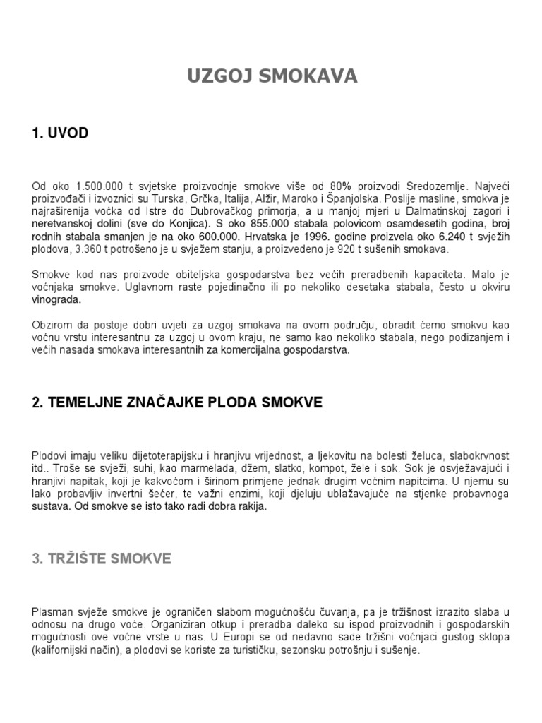 Uzgoj Smokava | PDF