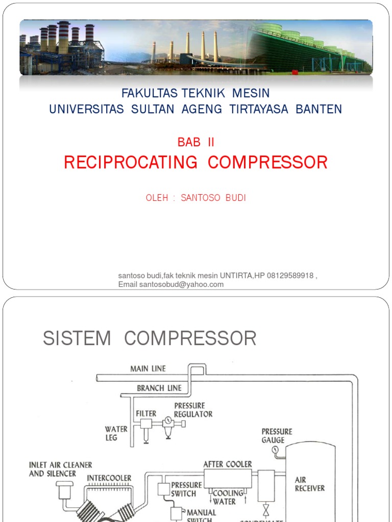 2.materi Bab II Reciprocating & Sistem Compressor | PDF | Gas ...