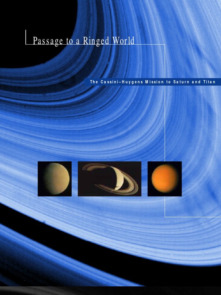NASA-ESA Cassini - Huygens Mission To Saturn and Titan | PDF | Saturn ...