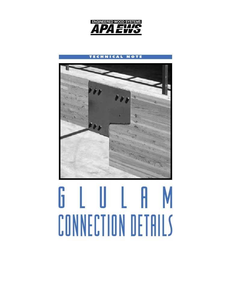 Glulam Connection Details | PDF