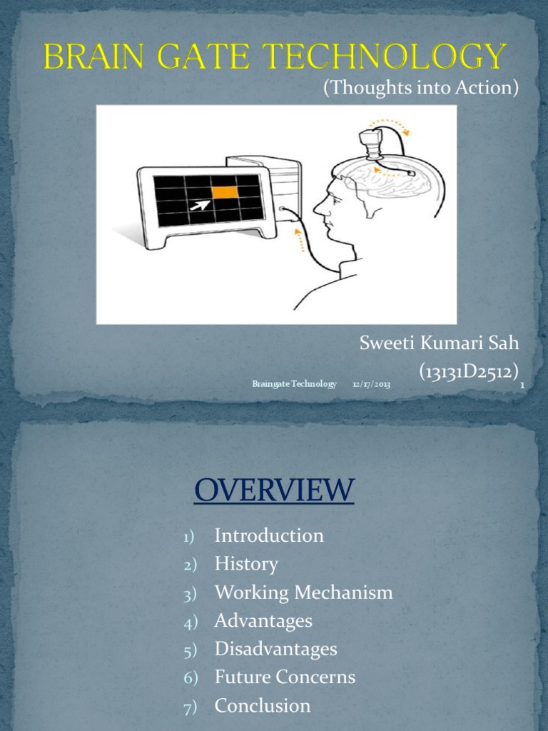 Brain Gate Technology | Brain | Earth & Life Sciences