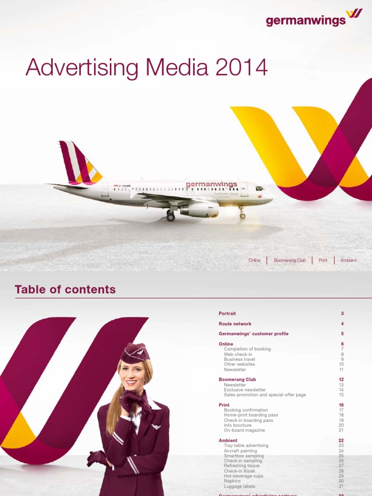Germanwings | PDF | Advertising | Low Cost Carrier