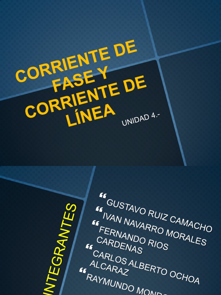 Corriente de Fase y Corriente de Línea | PDF