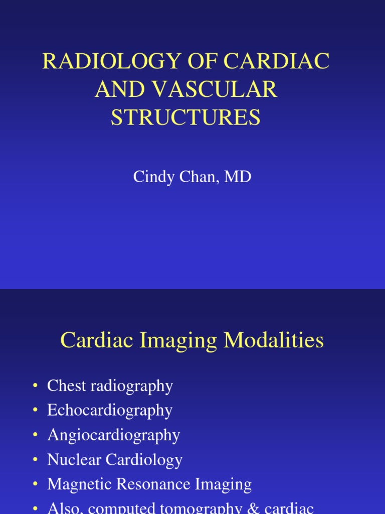 A Comprehensive Guide to Cardiac Imaging Modalities and the ...