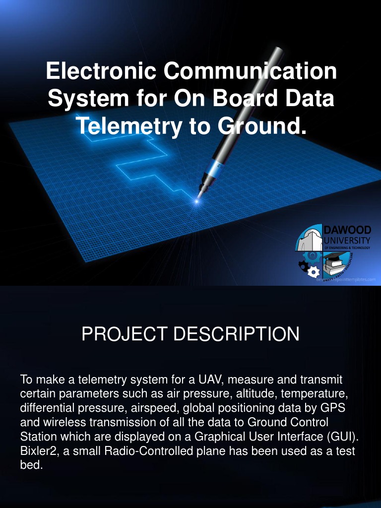 Communication System For On Board Data Telemetry To Ground. | PDF ...