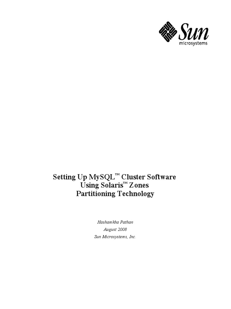 Mysql Cluster Zones | PDF | My Sql | Command Line Interface