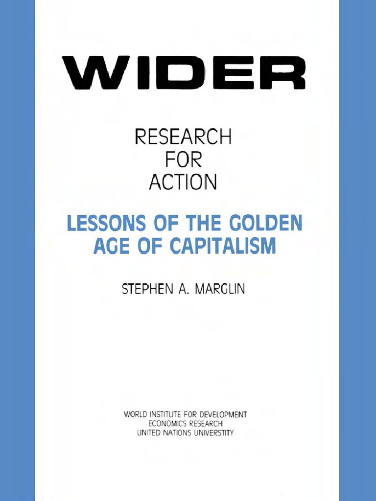 Marglin (1988) - Lessons of The Golden Age of Capitalism | PDF ...