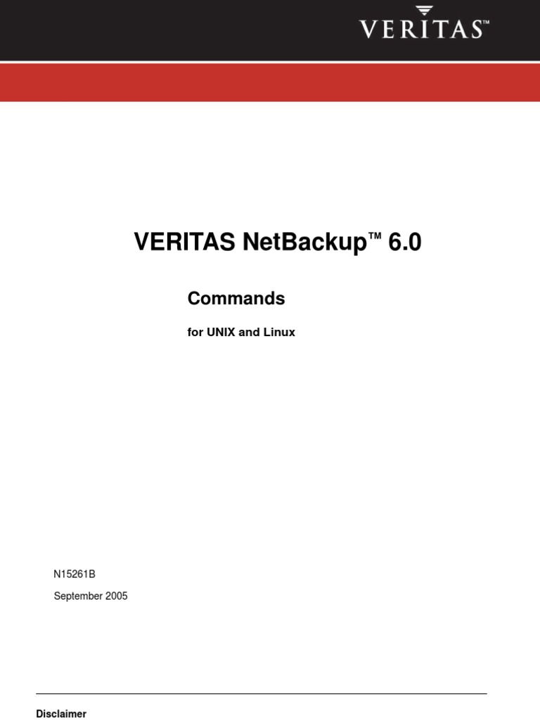 Netbackup Commands | PDF