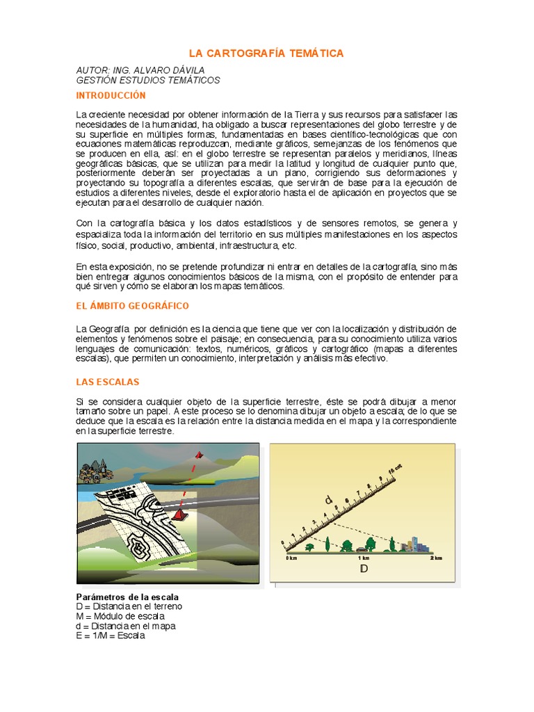 Cartografia Tematica | PDF | Mapa | Cartografía