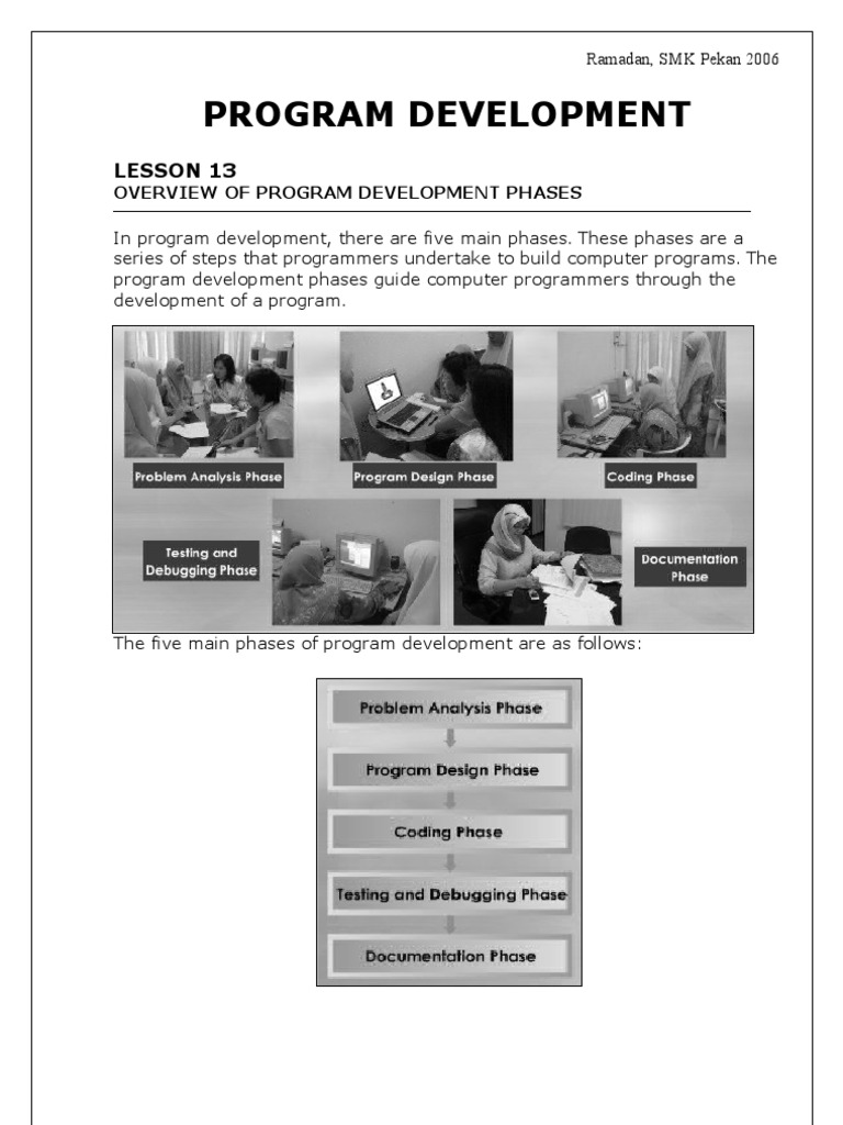 Program Development: Lesson 13 | PDF | Computer Programming | Computer ...