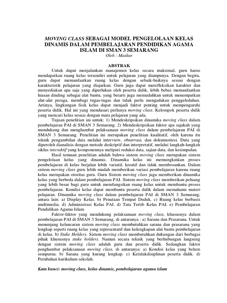 Moving Class Pdf 8304