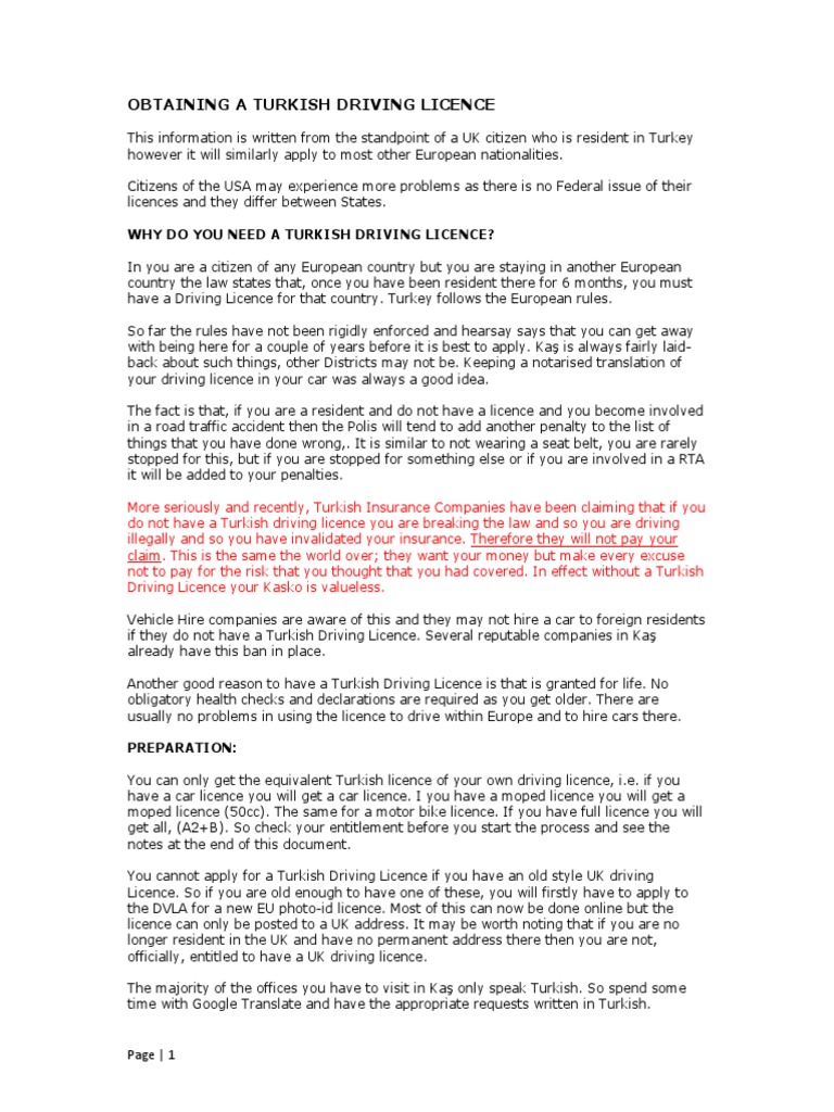 Turkish Driving Licence | PDF | Driver's License | Passport