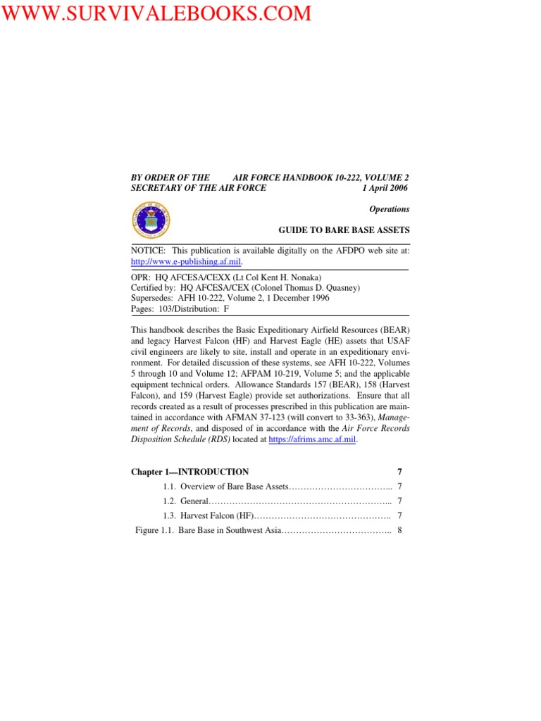 Guide to Bare Base Assets | PDF | Hvac | Sewage Treatment